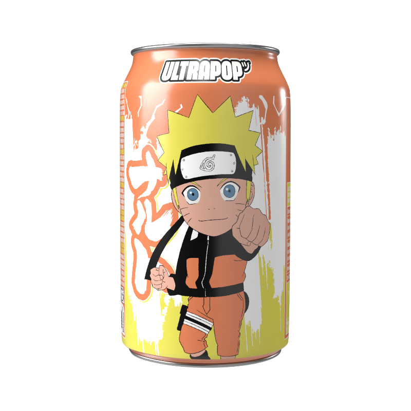 BAUTURA CARBOGAZOASA NARUTO, AROMA: PORTOCALE, NARUTO, ULTRAPOP, 330ml